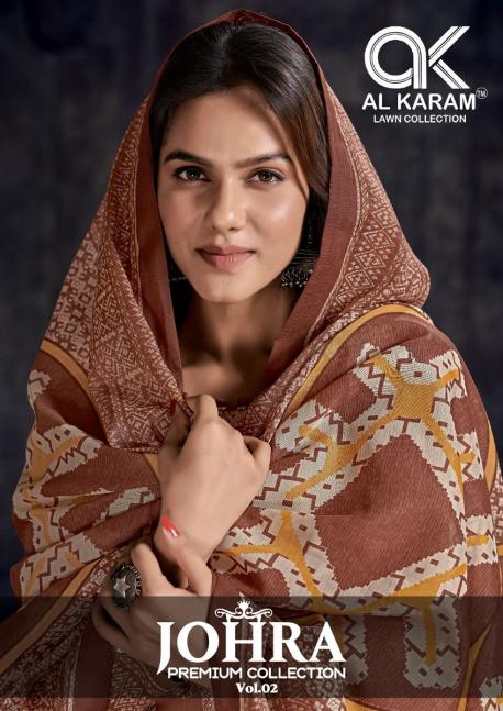 Al Karam Johra Vol-2 Cotton Exclusive Designer Dress Material: Textilecatalog